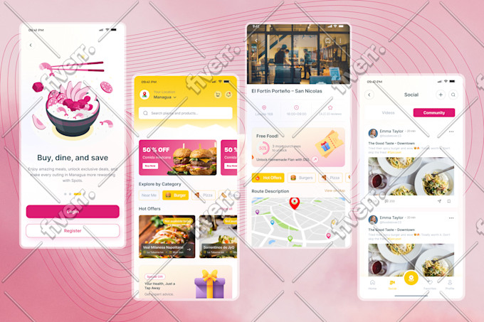 Uiux design, mobile app uiux, website uiux, webapp uiux, figma design by Kashififtikh546 | Fiverr